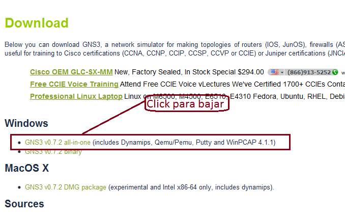Usando SMD y GNS3 en Windows 7 | Monoforms Web Development